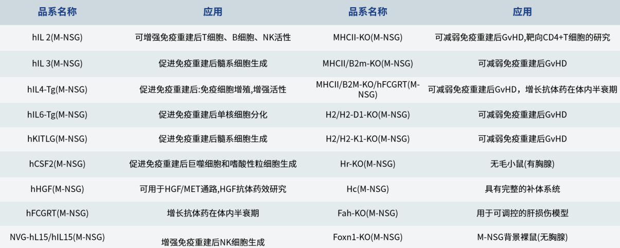 M-NSG Pro系列 | 这些小鼠，让免疫重建更进一步